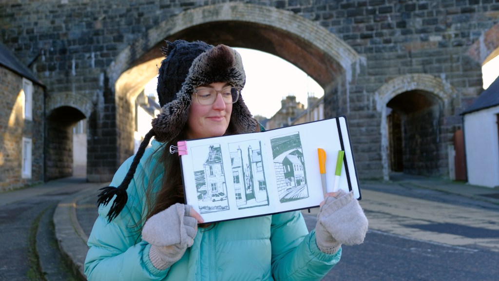 Pilot Parallel Pen for Urban Sketching (Scotland) - The Fearless Brush